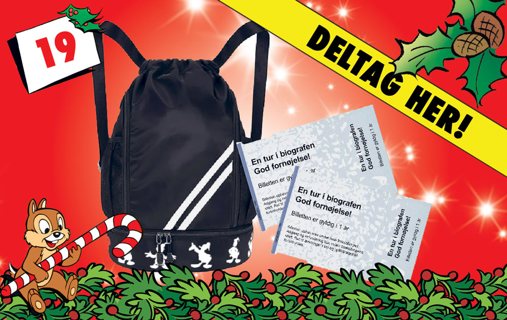 19. december – Anders And-gymnastikpose + 2 biografbilletter! | Anders And