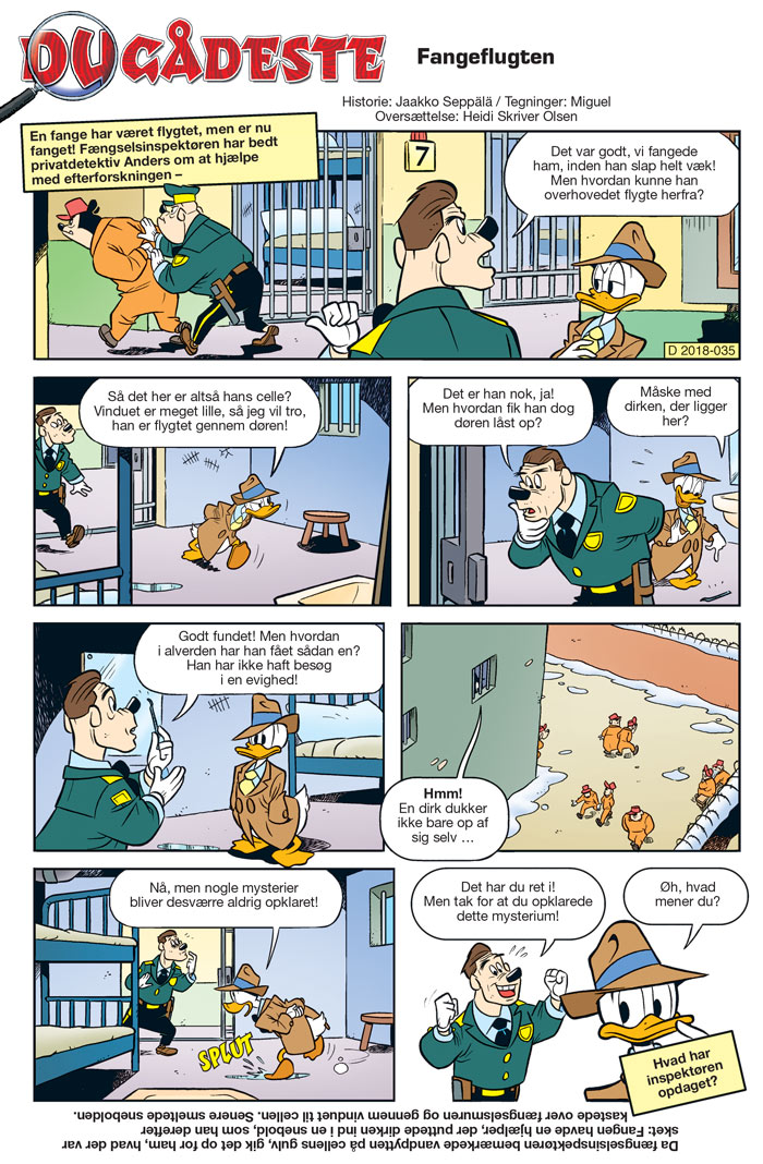 Du Gådeste: Fangeflugten | Anders And